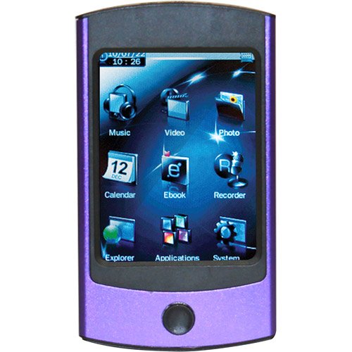 Mach Speed Purple Eclipse 4 GB Touch Screen MP3/video Player - Shop ...