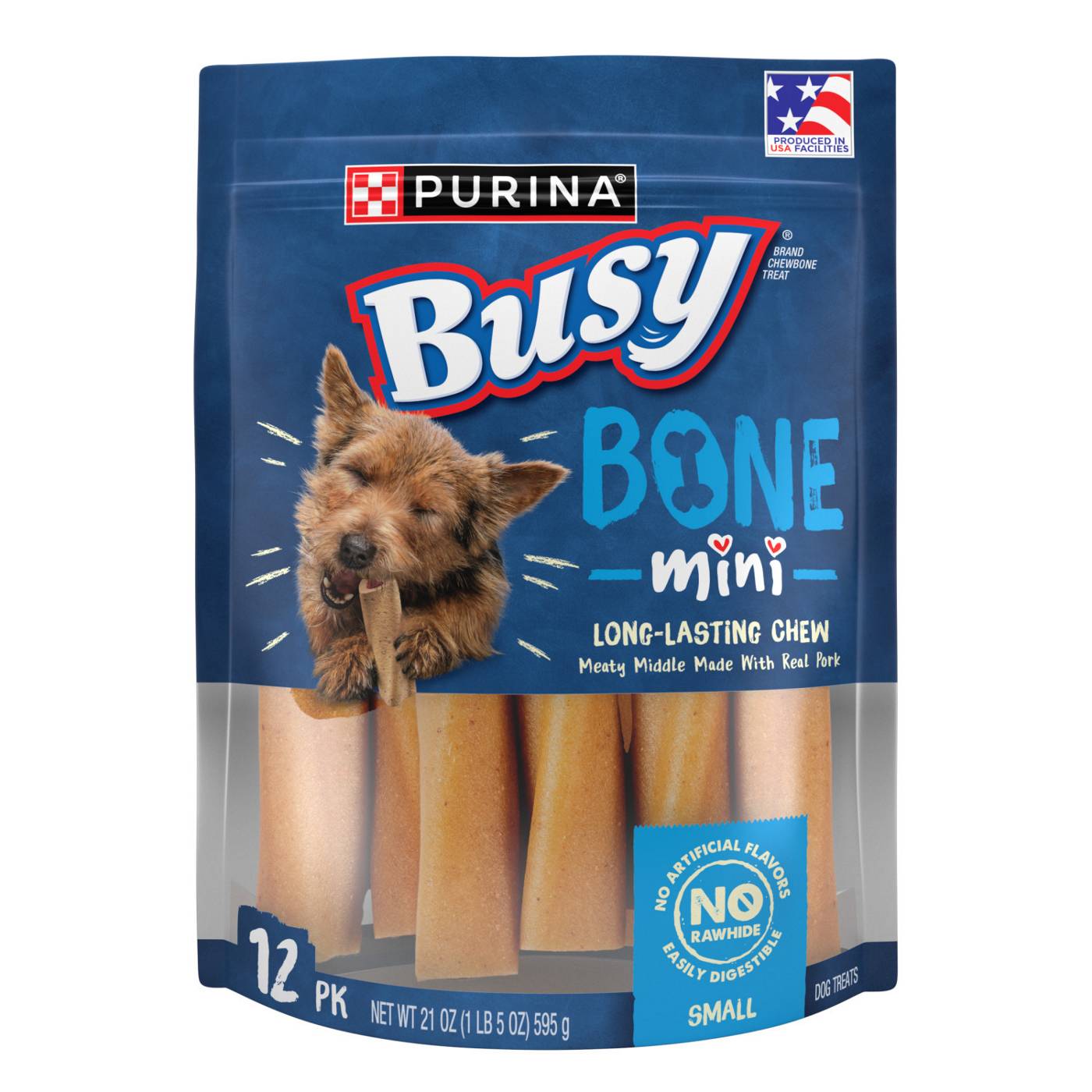 Busy Purina Made in USA Facilities Small Breed Dog Bones, Mini - Shop ...