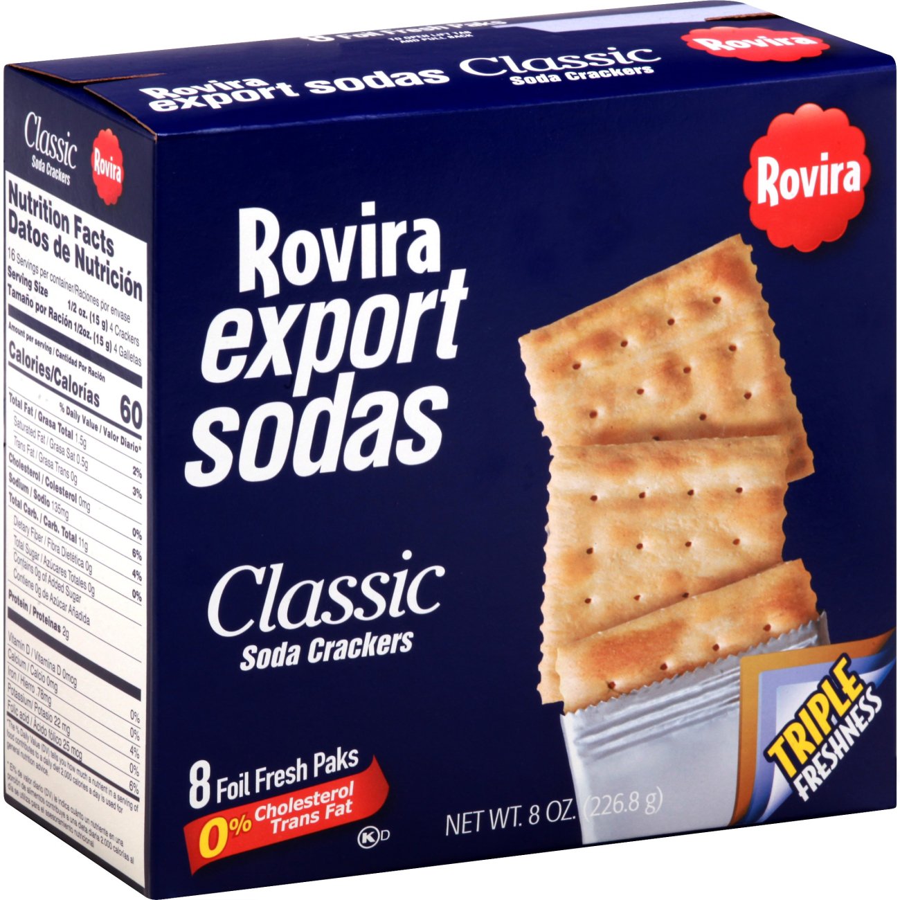 Rovira Export Sodas Fancy Crackers - Shop Crackers & breadsticks at H-E-B