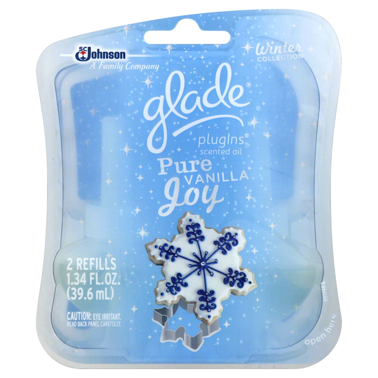 Glade Pure Vanilla Joy Winter Collection Scented Oil PlugIns Refills ...