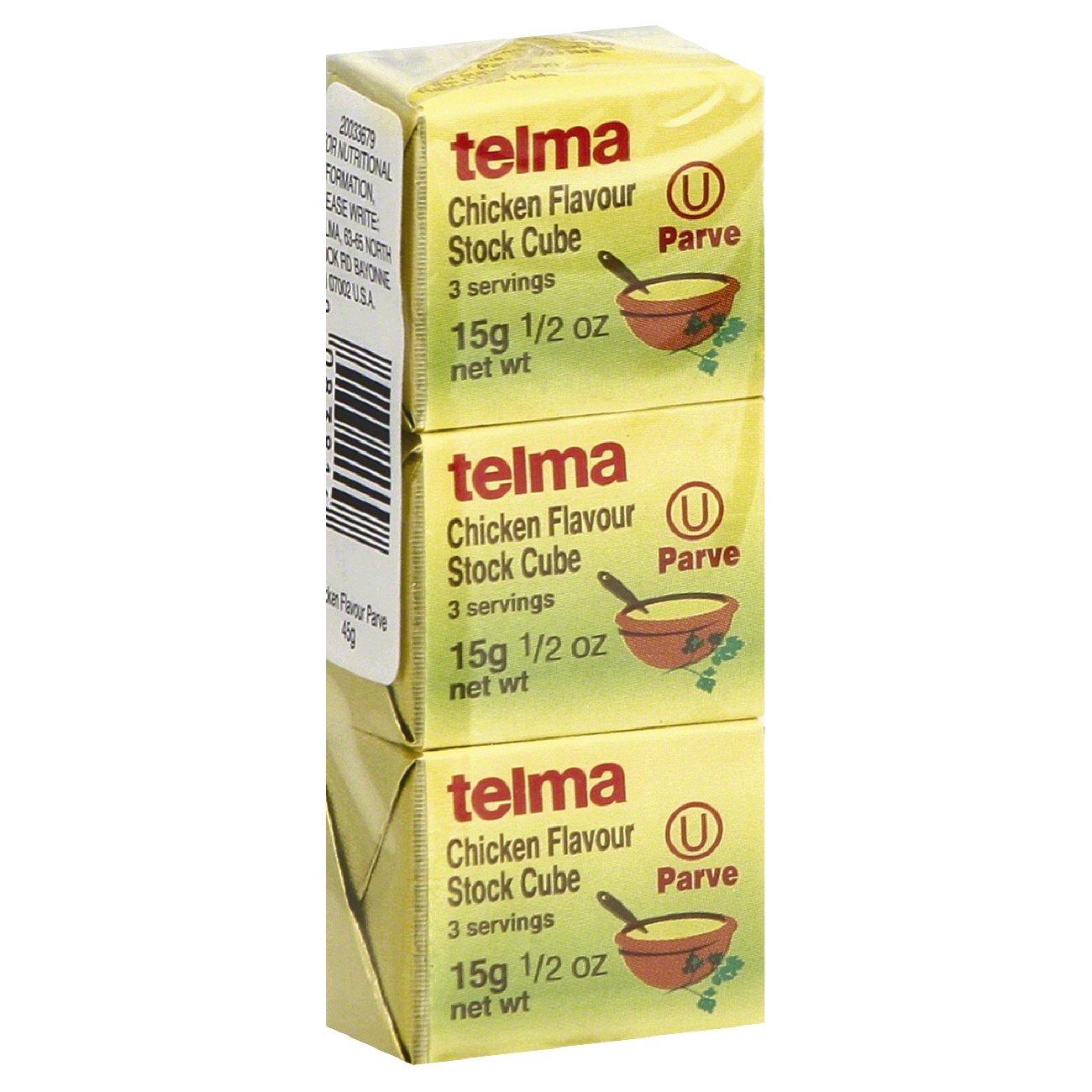 Telma Kosher Chicken Flavour Stock Cube, Parve - Shop Soups & Chili at ...