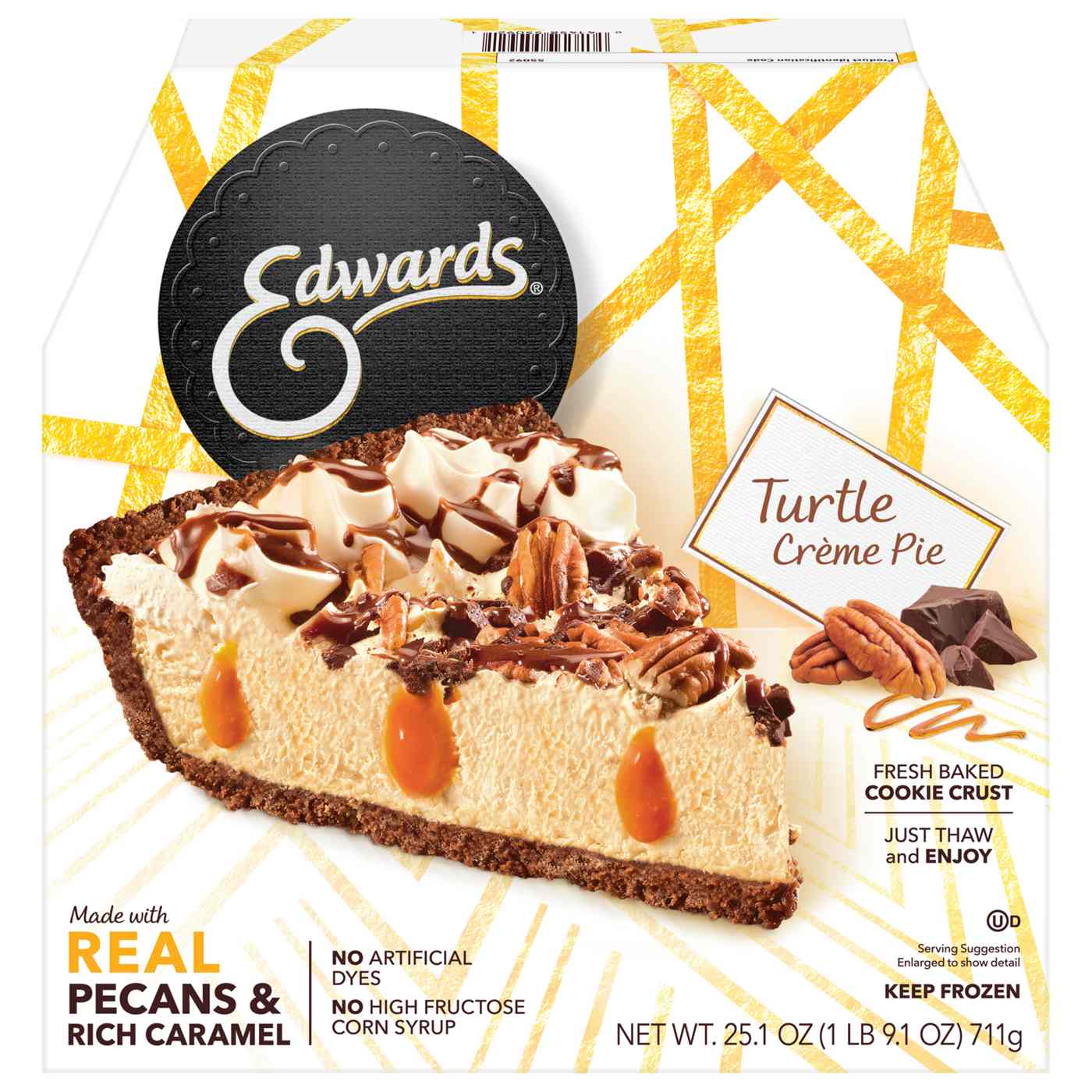Edwards Premium Desserts Frozen Turtle Creme Pie - Shop Desserts ...