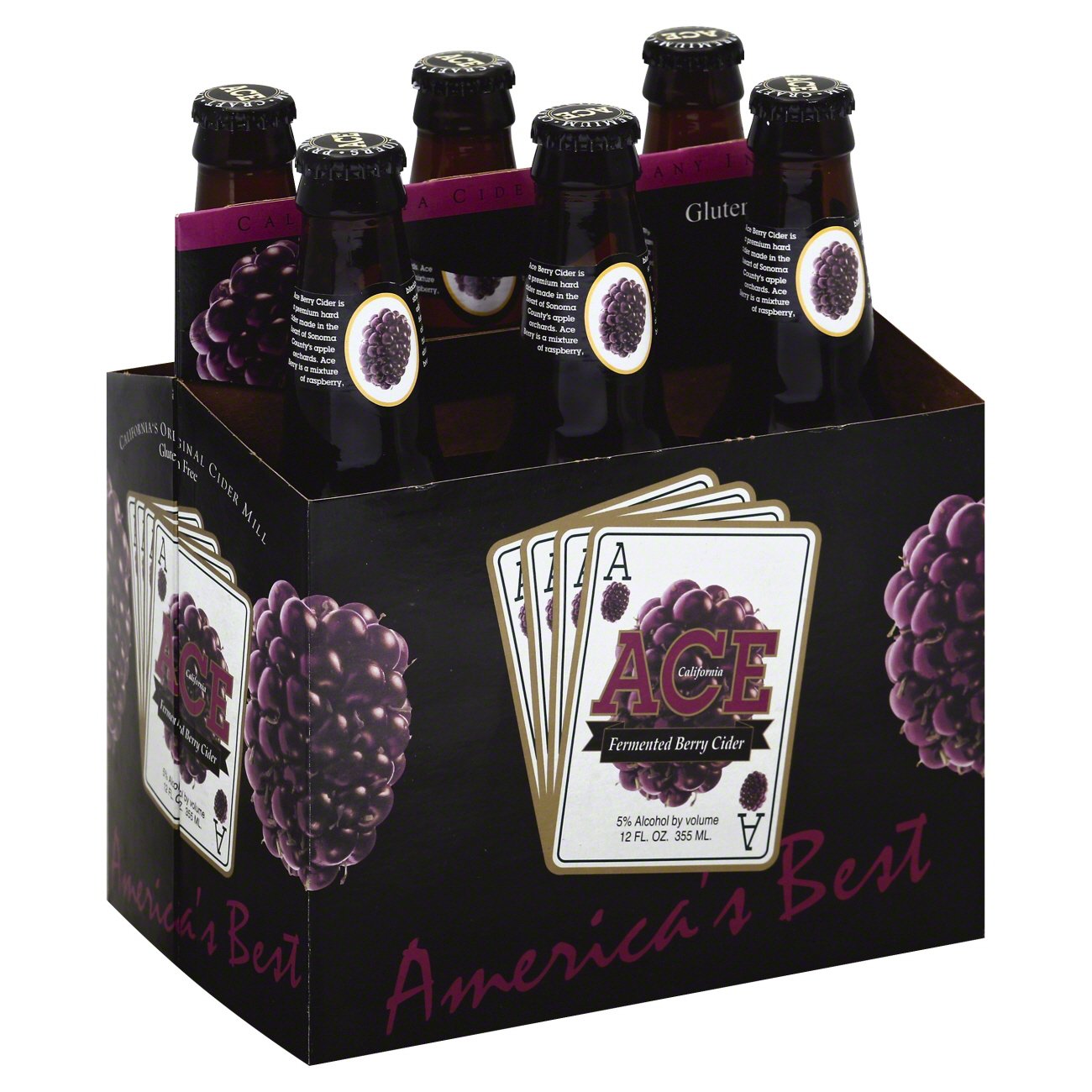 Ace Berry Cider 12 oz Bottles - Shop Hard Cider at H-E-B