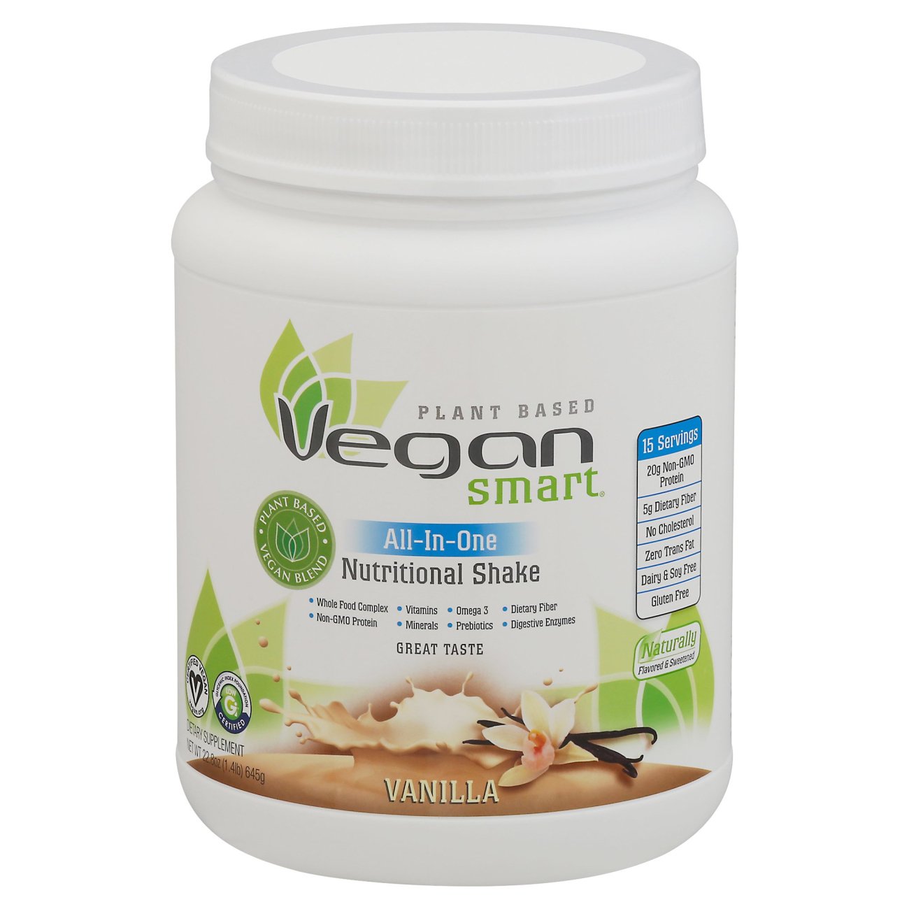Naturade Vegan Smart Vanilla All-in-One Nutritional Shake - Shop Diet ...