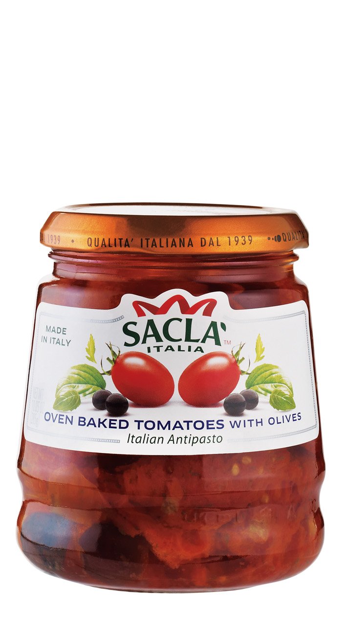 Sacla Oven Baked Tomatoes With Olives - Shop Tomatoes at H-E-B
