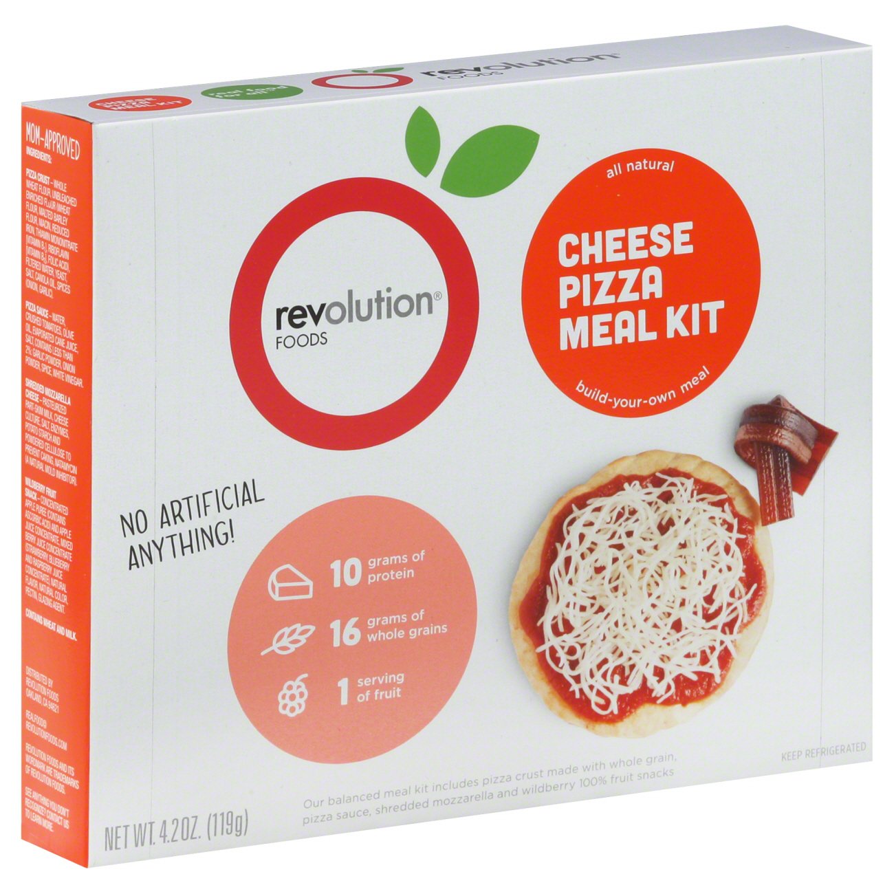 Revolution Foods Cheese Pizza Meal Kit - Shop Snack trays at H-E-B