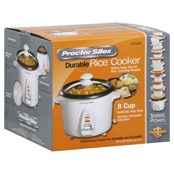 Proctor Silex Durable 8-Cup Rice Cooker - Shop Cookers & roasters at H-E-B
