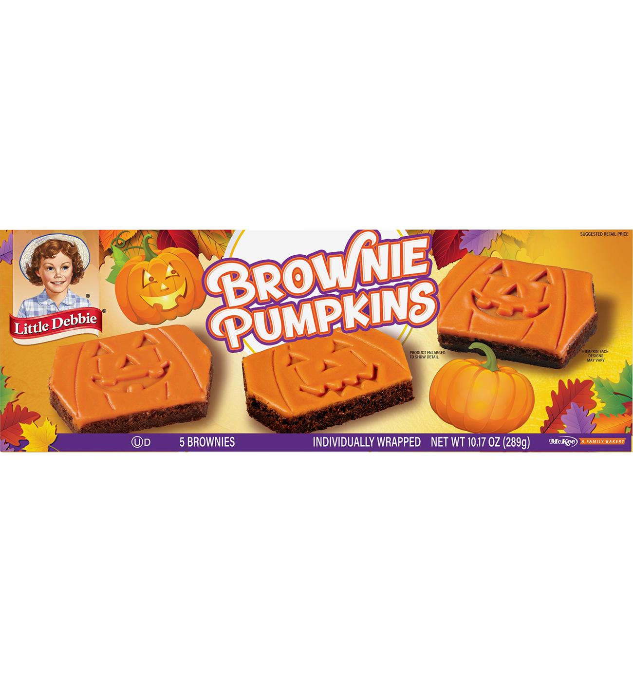 Little Debbie Halloween Pumpkin Brownies - Shop Snack cakes at H-E-B