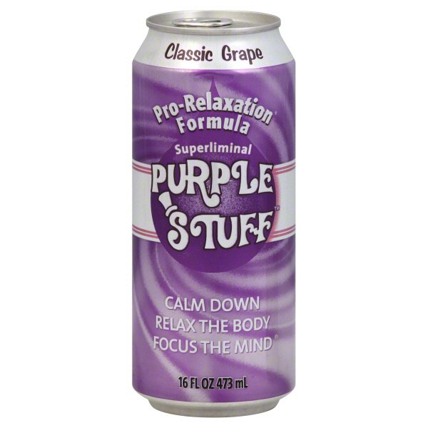 Purple Stuff Pro-Relaxation Formula Classic Grape Soda - Shop Soda at H-E-B