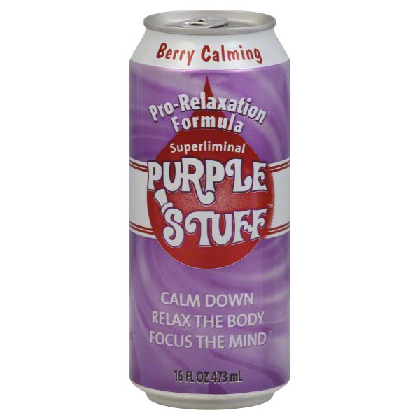 Purple Stuff Pro-Relaxation Formula Berry Calming Soda - Shop Soda at H-E-B