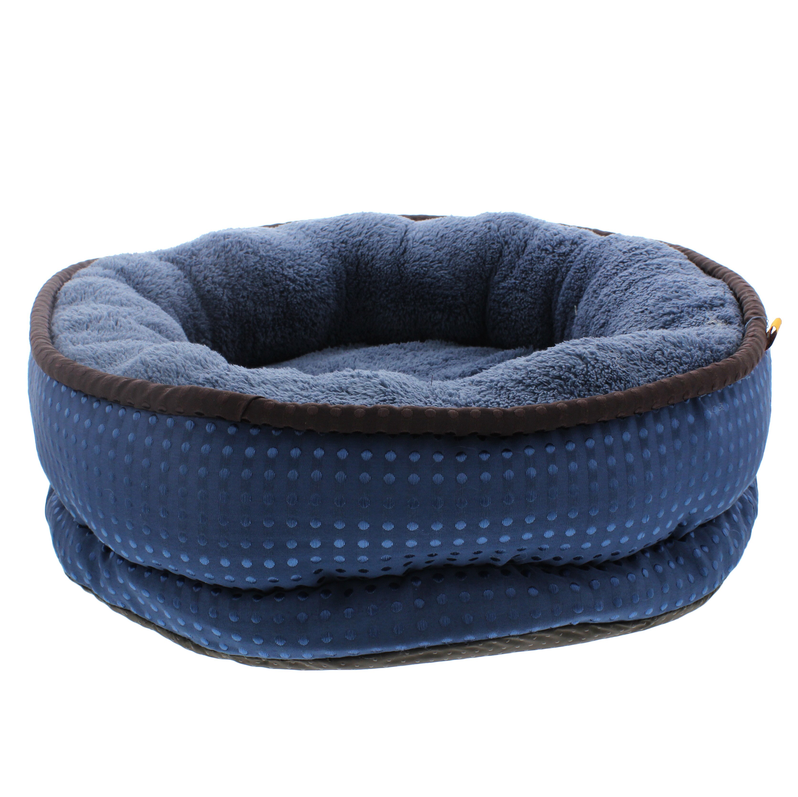 Arm & Hammer 20" Blue Bolster Round Bed - Shop Beds at H-E-B