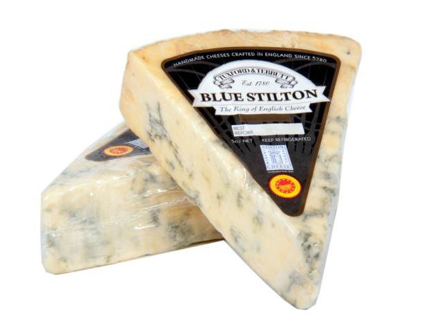 Tuxford & Tebbutt Blue Stilton Wedge - Shop Cheese at H-E-B