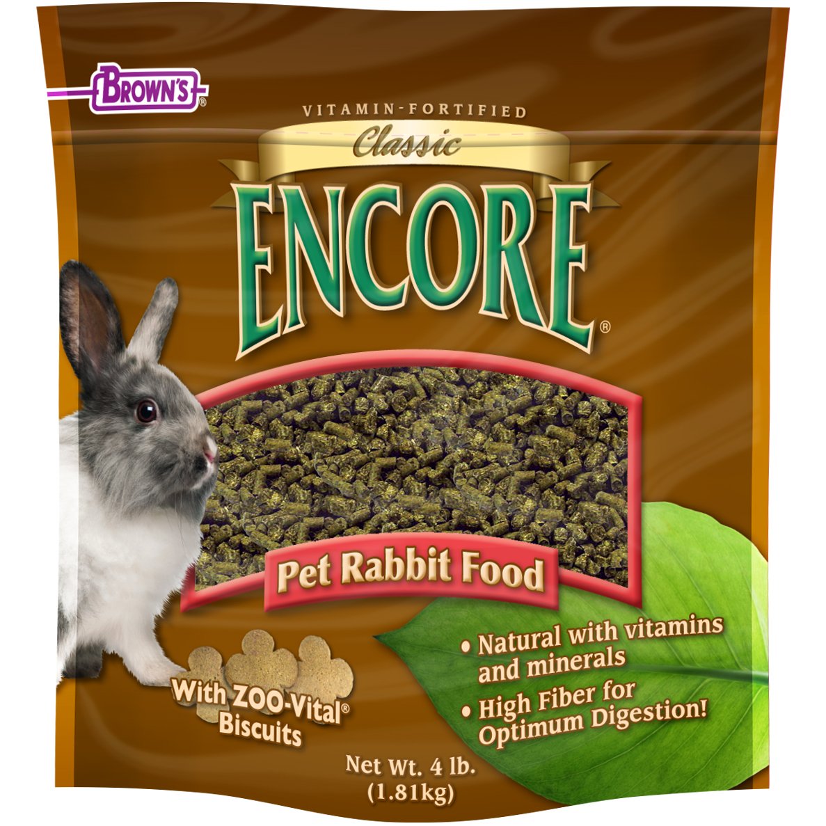 Brown's Classic Encore Pet Rabbit Food - Shop Small animals at H-E-B