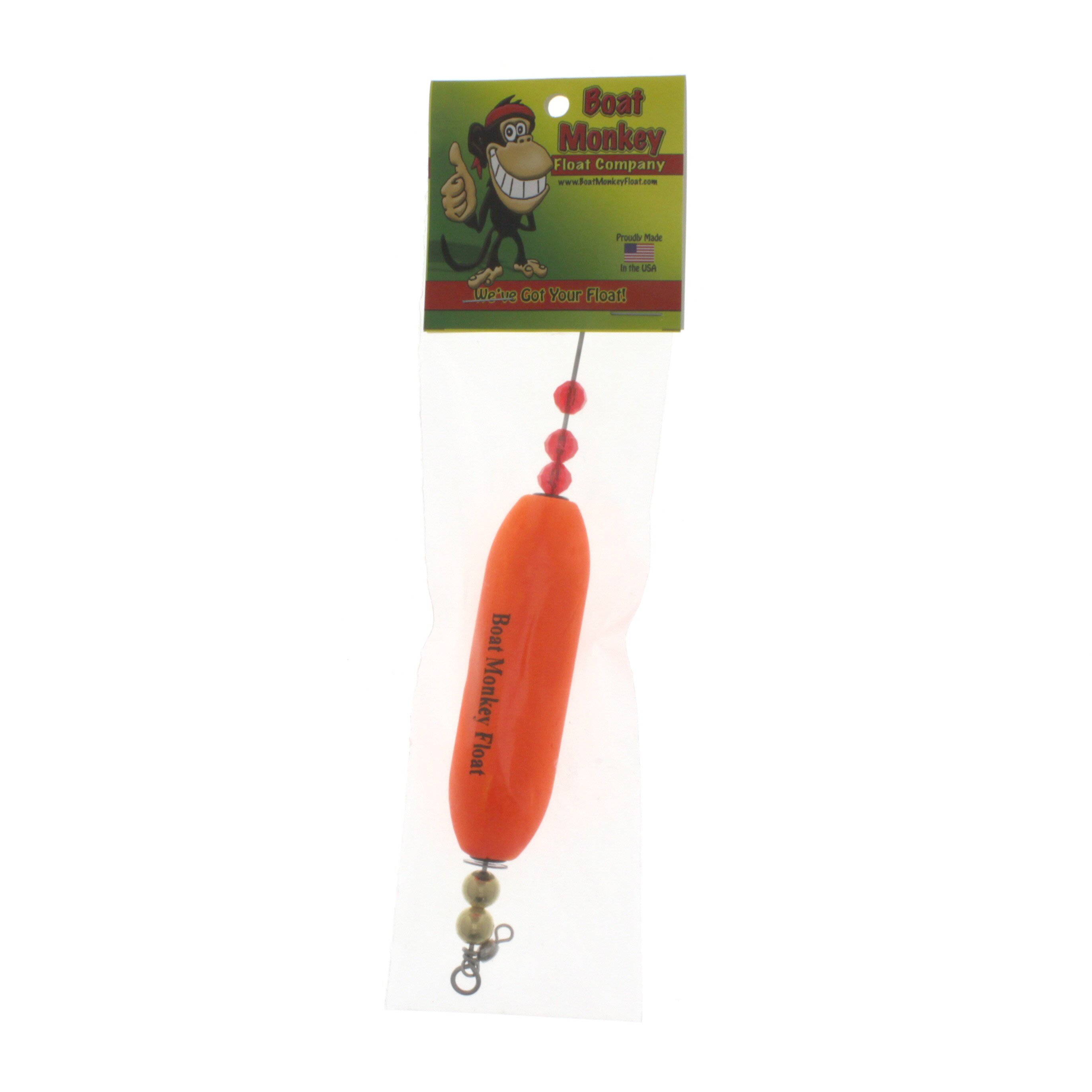 Boat Monkey Float Company Popper Float, Orange - Shop Fishing at H-E-B