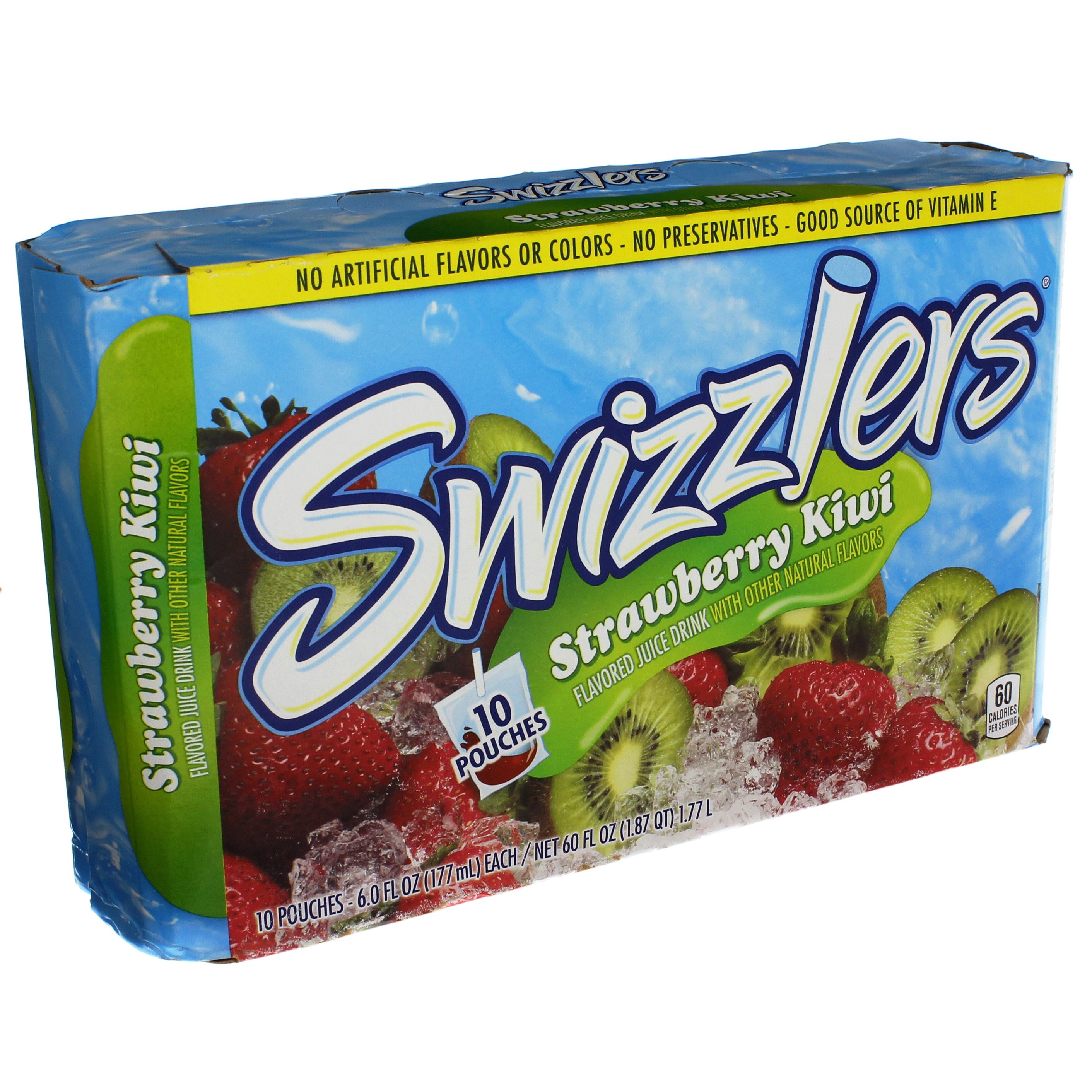 Swizzlers Strawberry Kiwi Flavored Fruit Drink 10 PK - Shop Juice at H-E-B