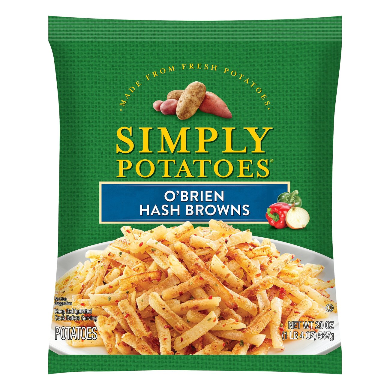 Simply Potatoes O'Brien Hash Browns - Shop Potatoes & carrots at H-E-B