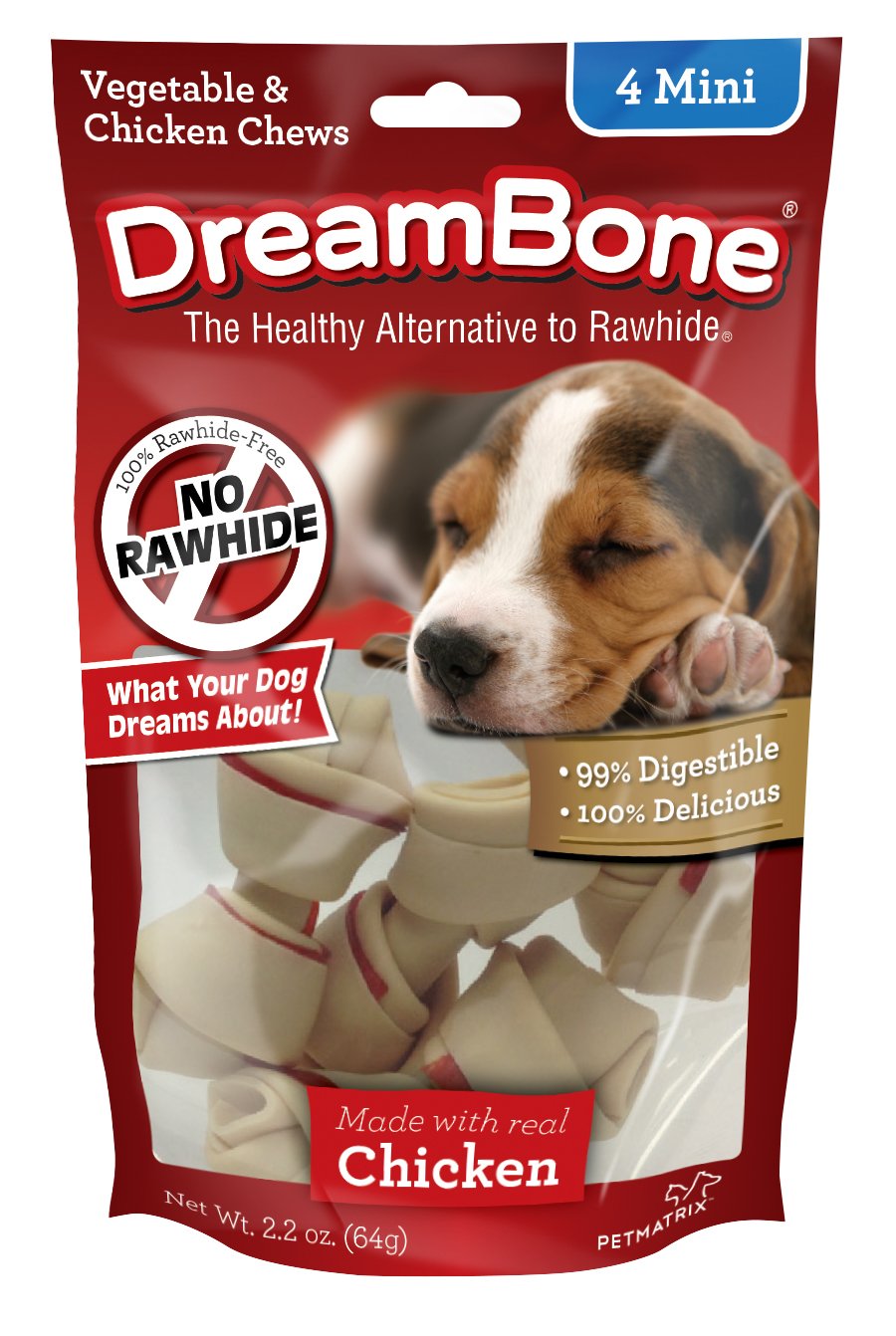 DreamBone Vegetable & Chicken Mini Bone Chews - Shop Bones & rawhides ...