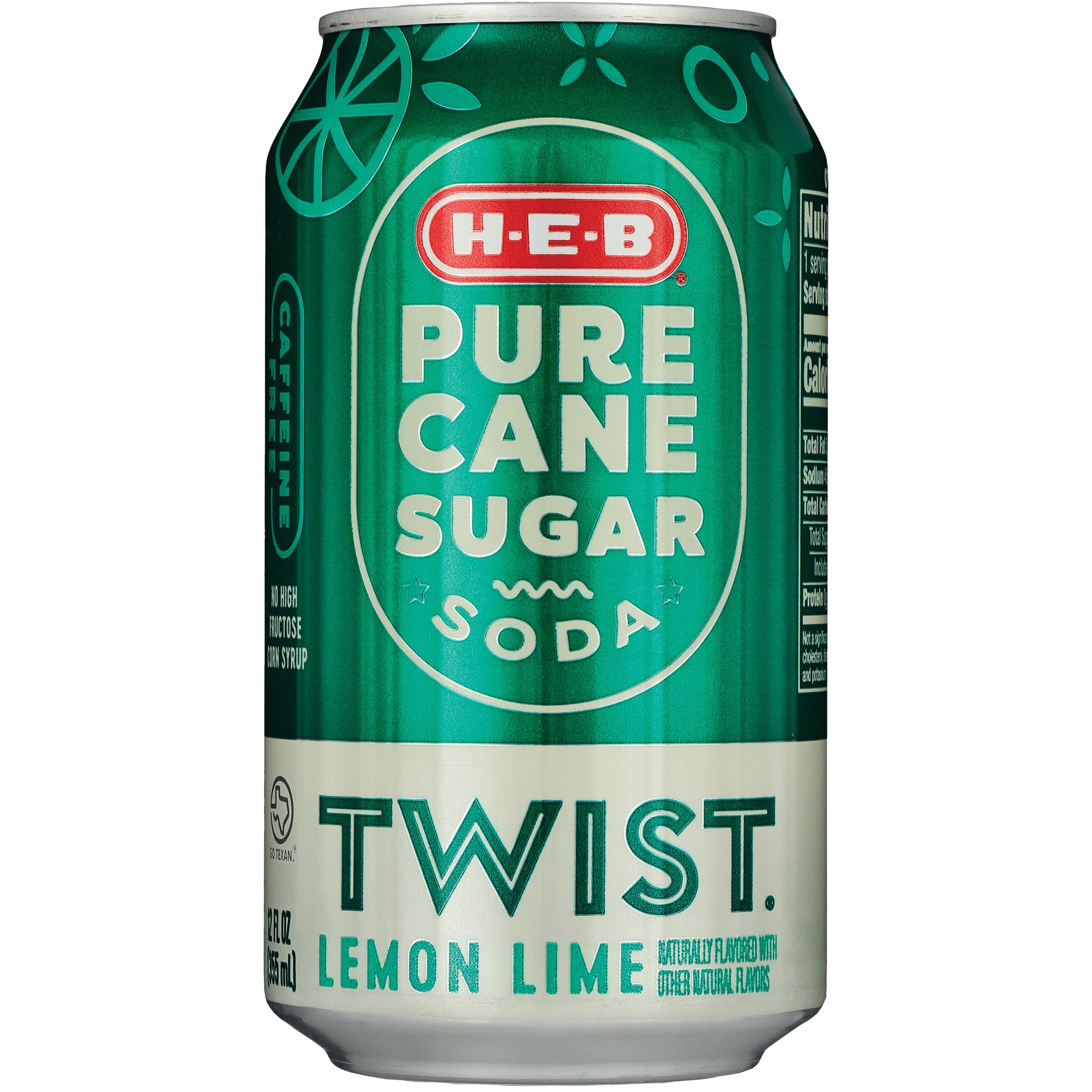 H-E-B Pure Cane Sugar Twist Soda - Shop Soda at H-E-B