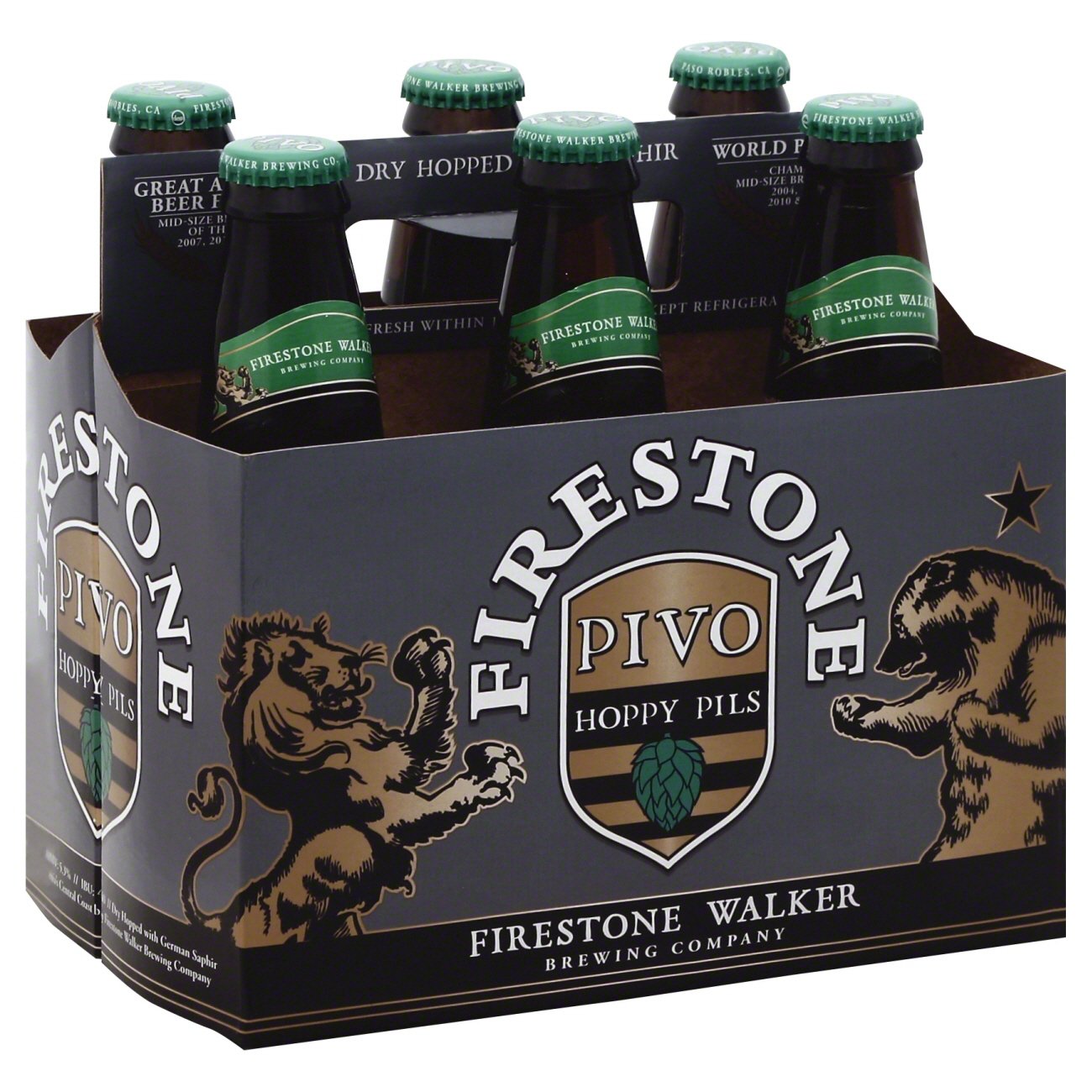 Firestone Walker Pivo Hoppy Pilsner 6 pk Bottles - Shop Beer at H-E-B