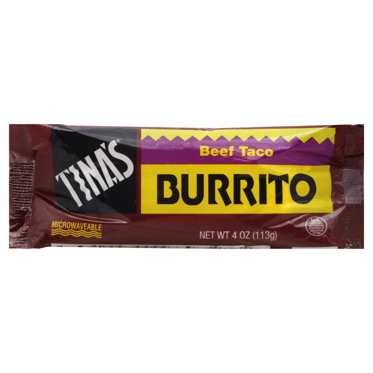 Tina's Beef Taco Burrito Single Serve - Shop Entrees & Sides at H-E-B