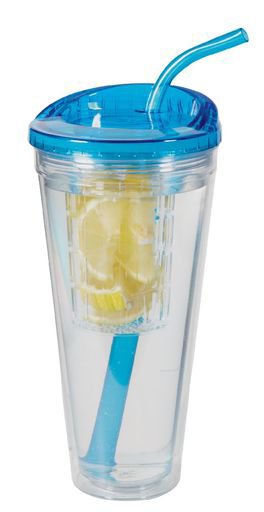 ROVE Chill Double Wall Infuser Tumbler, 30oz, Blue - Shop Travel & to ...