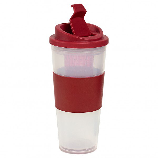 ROVE Sunrise Double Wall Hot Infuser Travel Mug, 18oz, Red - Shop ...