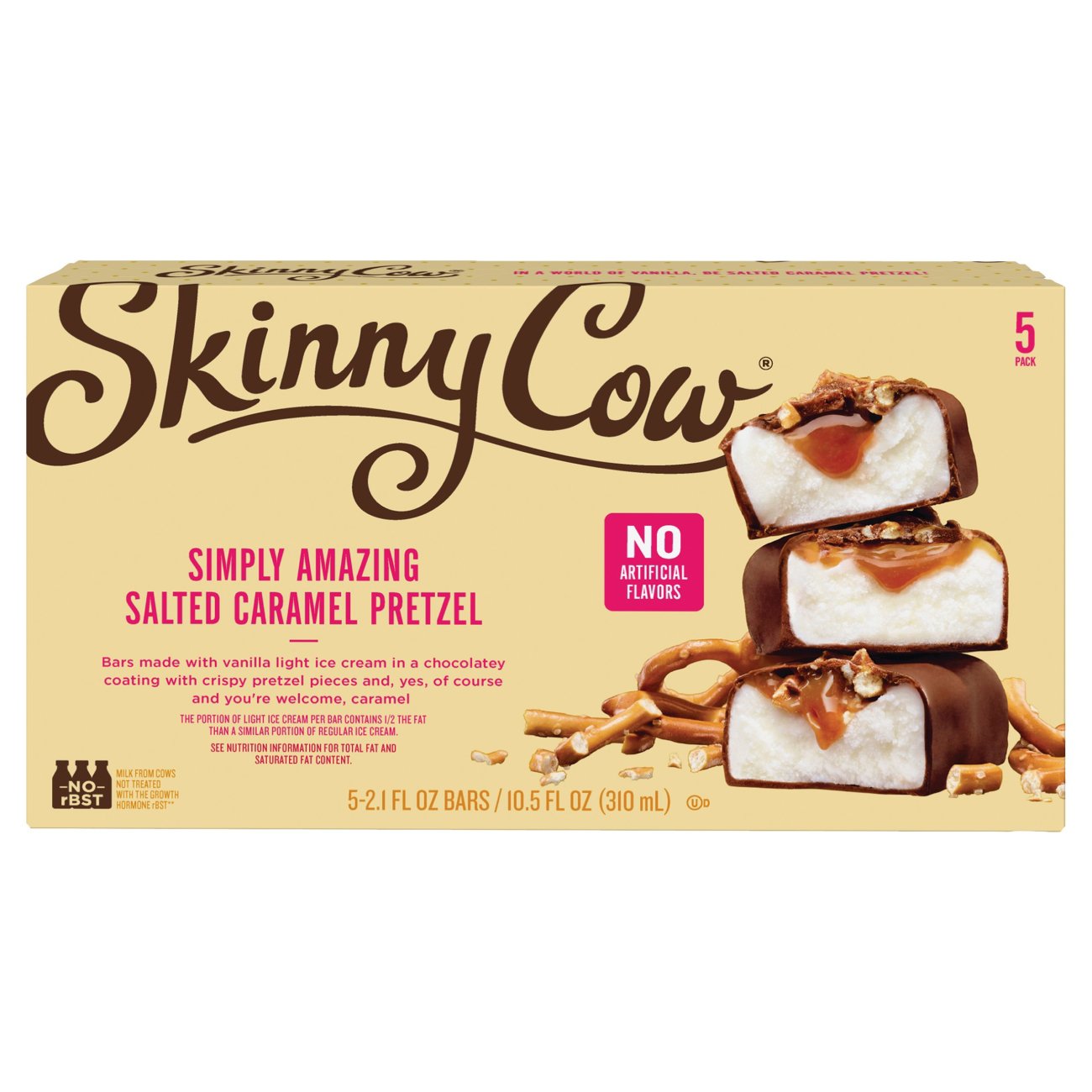 Skinny Cow Simply Amazing Salted Caramel Pretzel Ice Cream Candy Bars ...