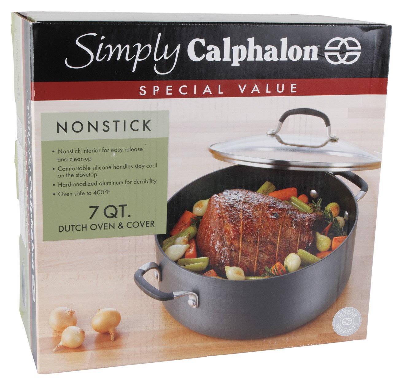 Simply Calphalon 7 Quart Nonstick Dutch Oven - Shop Dutch ovens at H-E-B