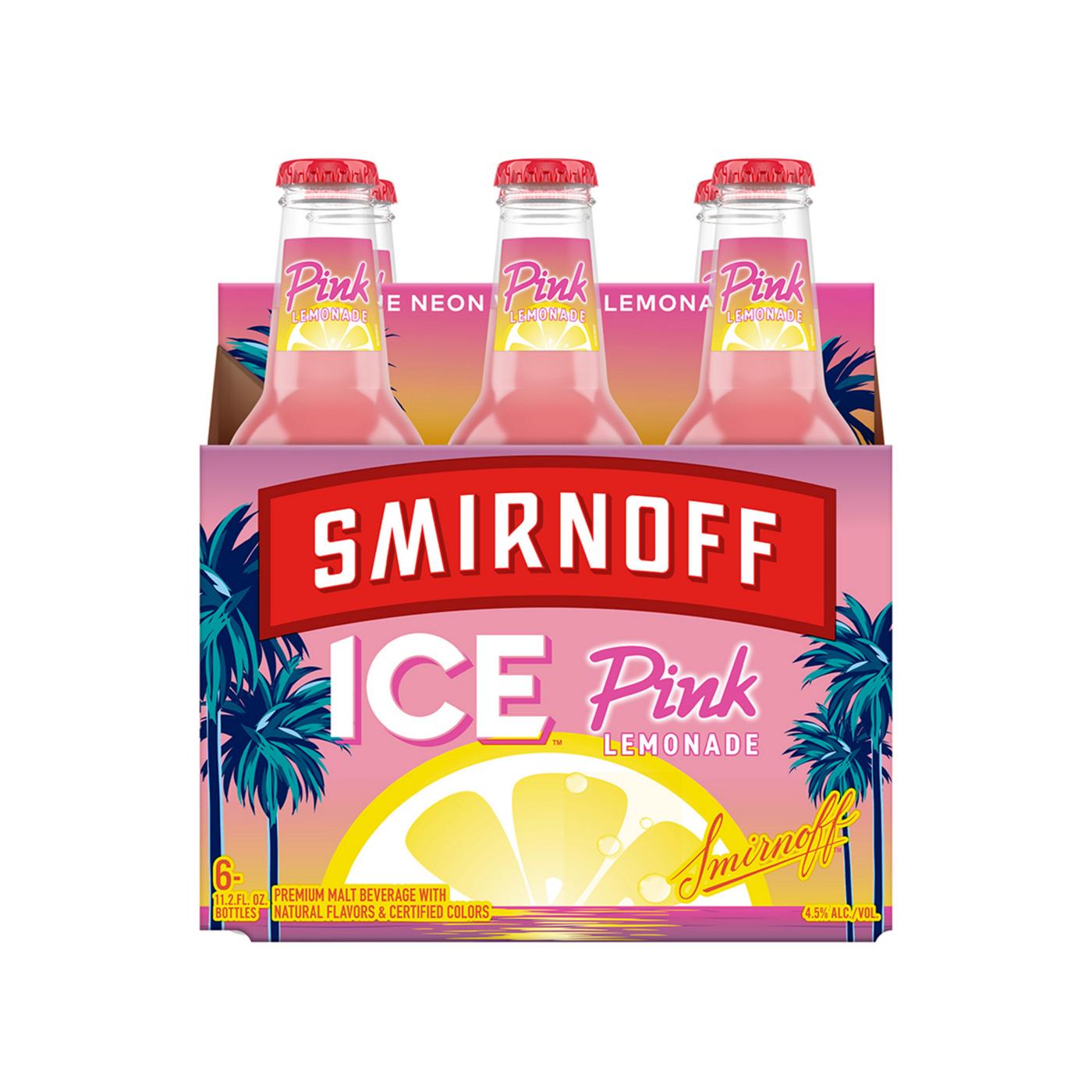 Smirnoff Ice Pink Lemonade - Shop Malt beverages & coolers at H-E-B