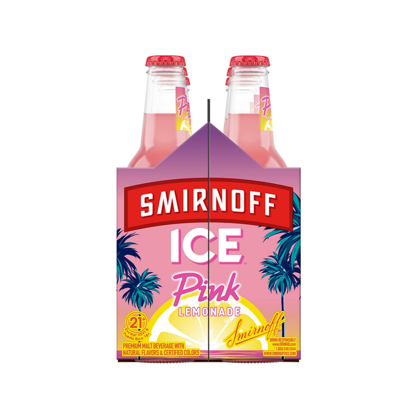Smirnoff Ice Pink Lemonade - Shop Malt beverages & coolers at H-E-B