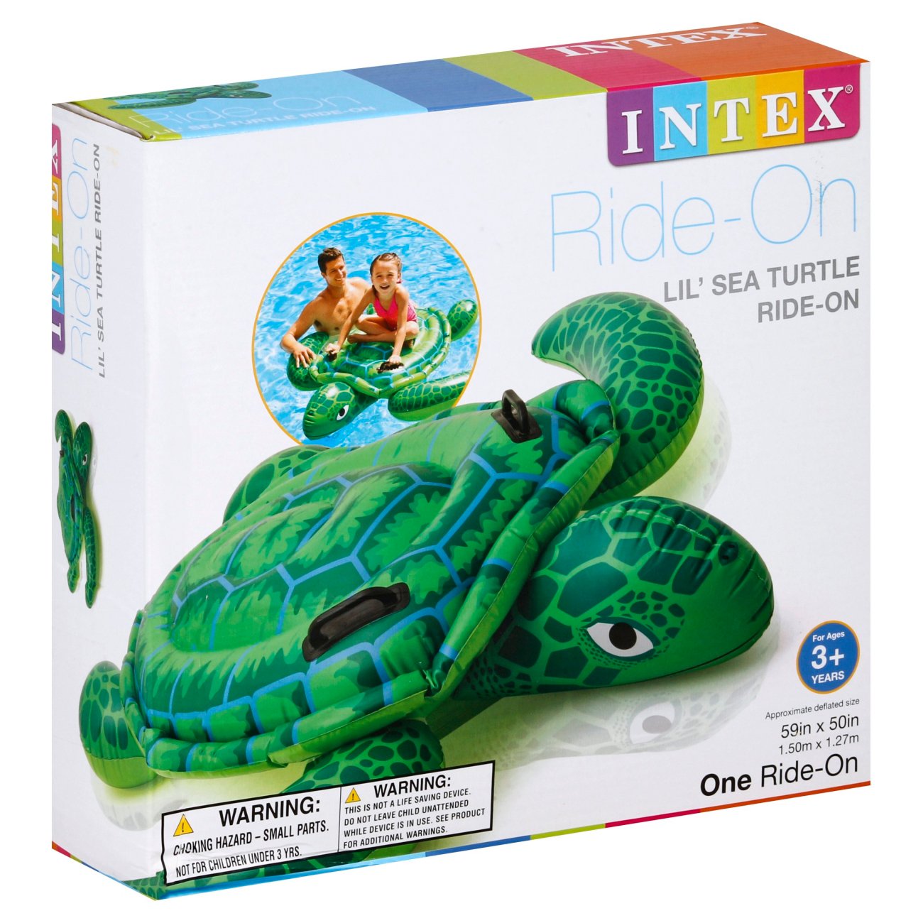 Intex Recreation Inflatable Lil' Sea Turtle Ride-On - Shop Floats at H-E-B