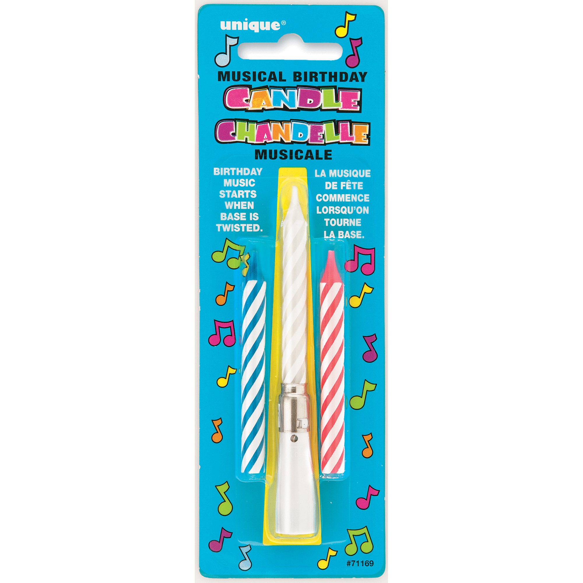 unique Musical Birthday Candle -Assorted Colors - Shop Birthday candles ...