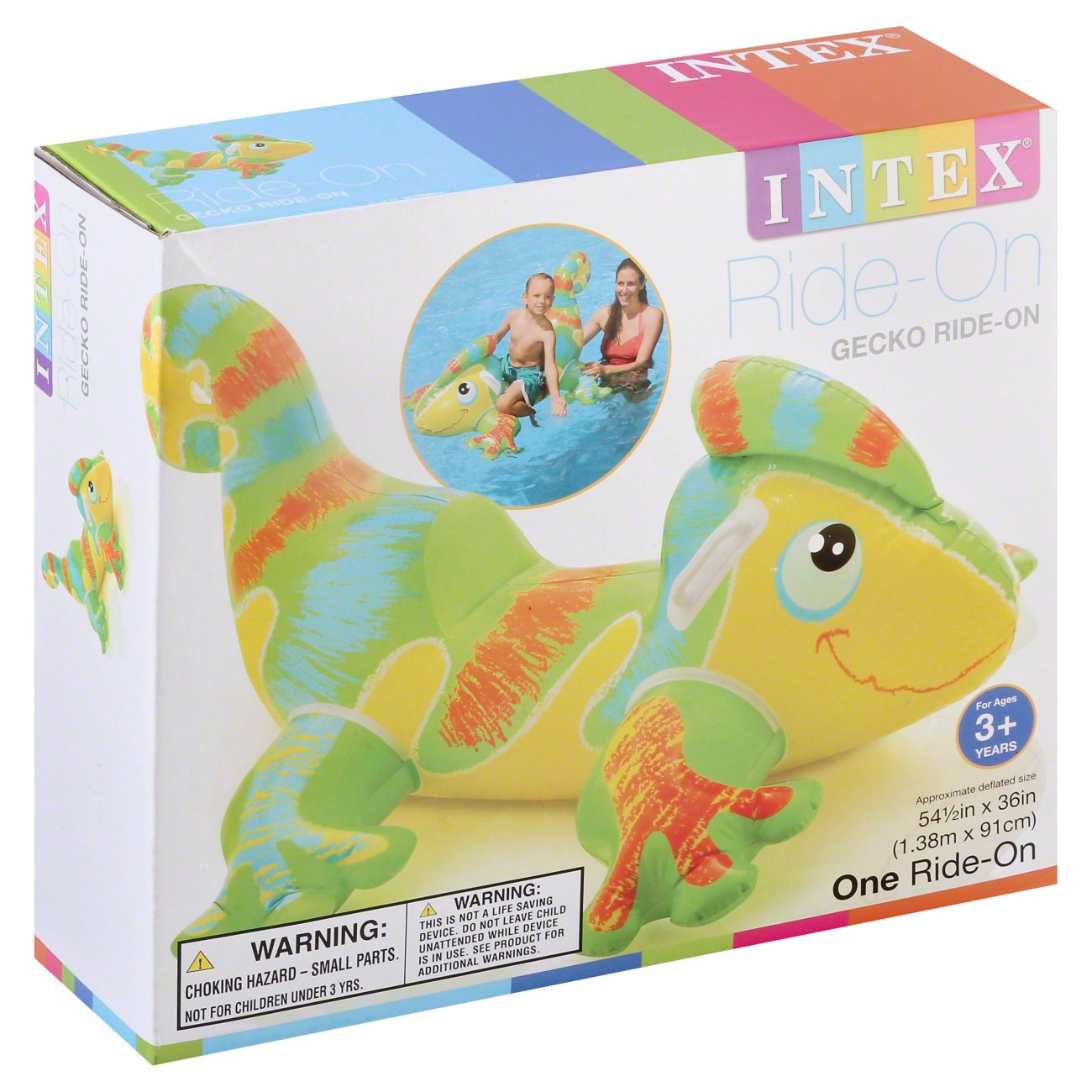 Intex Inflatable Smiling Gecko Ride-On - Shop Floats at H-E-B
