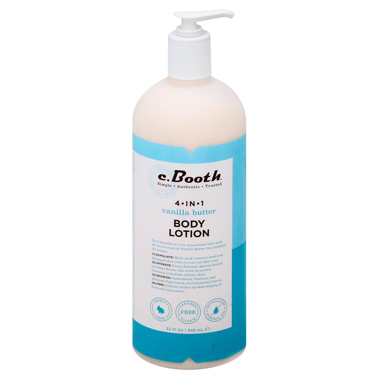 c. Booth Vanilla Butter 4-in-1 Multi-Action Body Lotion - Shop ...