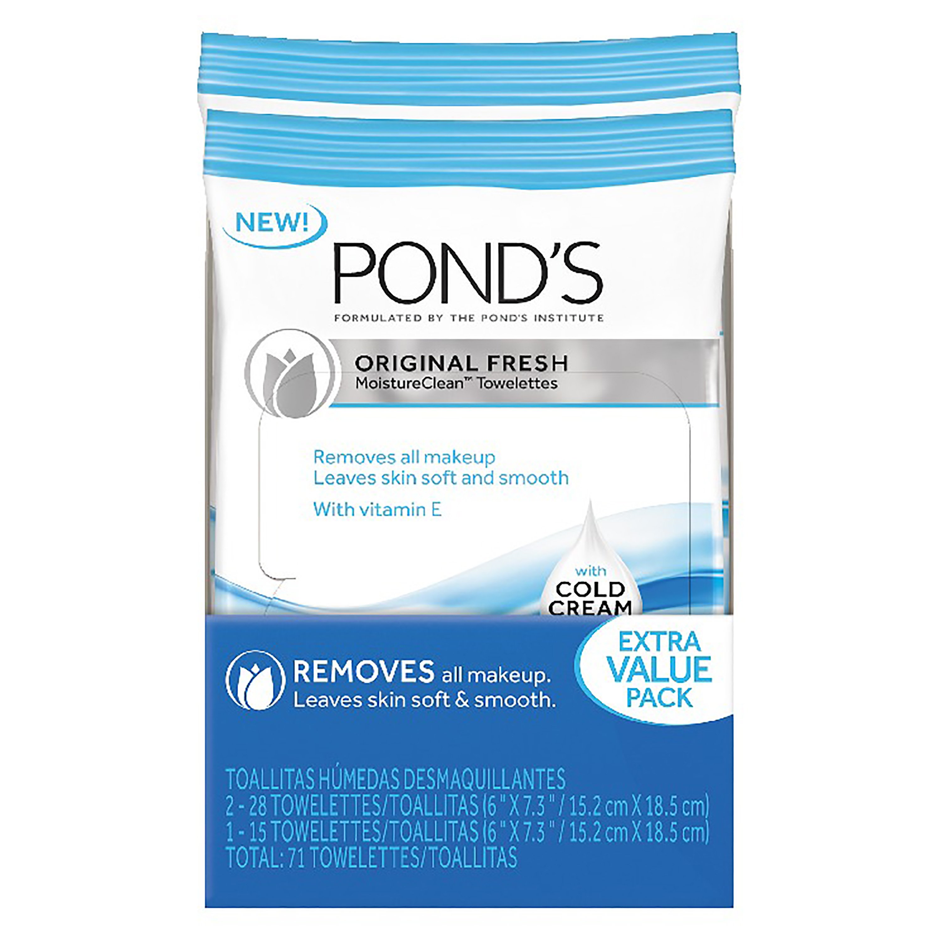 Pond's Original Fresh Wet Cleansing Towelettes - Shop Facial cleansers ...