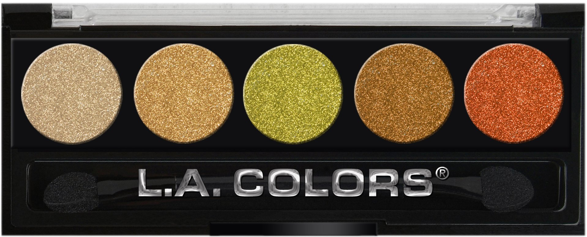 L.A. Colors Gold Rush 5 Color Metallic Eyeshadow - Shop Eyeshadow at H-E-B