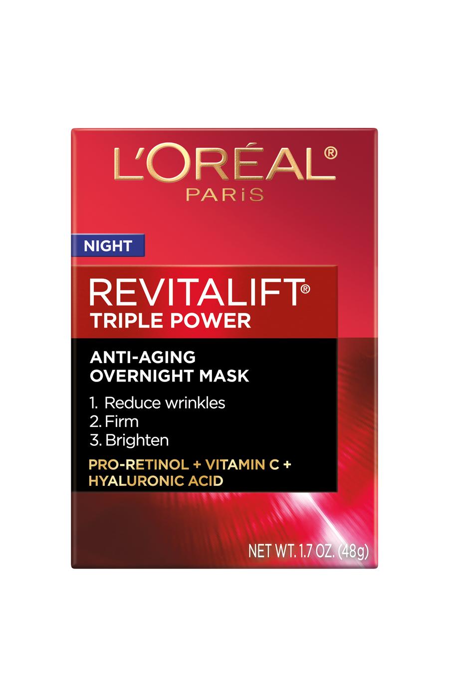 L'Oréal Paris Revitalift Triple Power Intensive Anti-Aging Face Mask ...