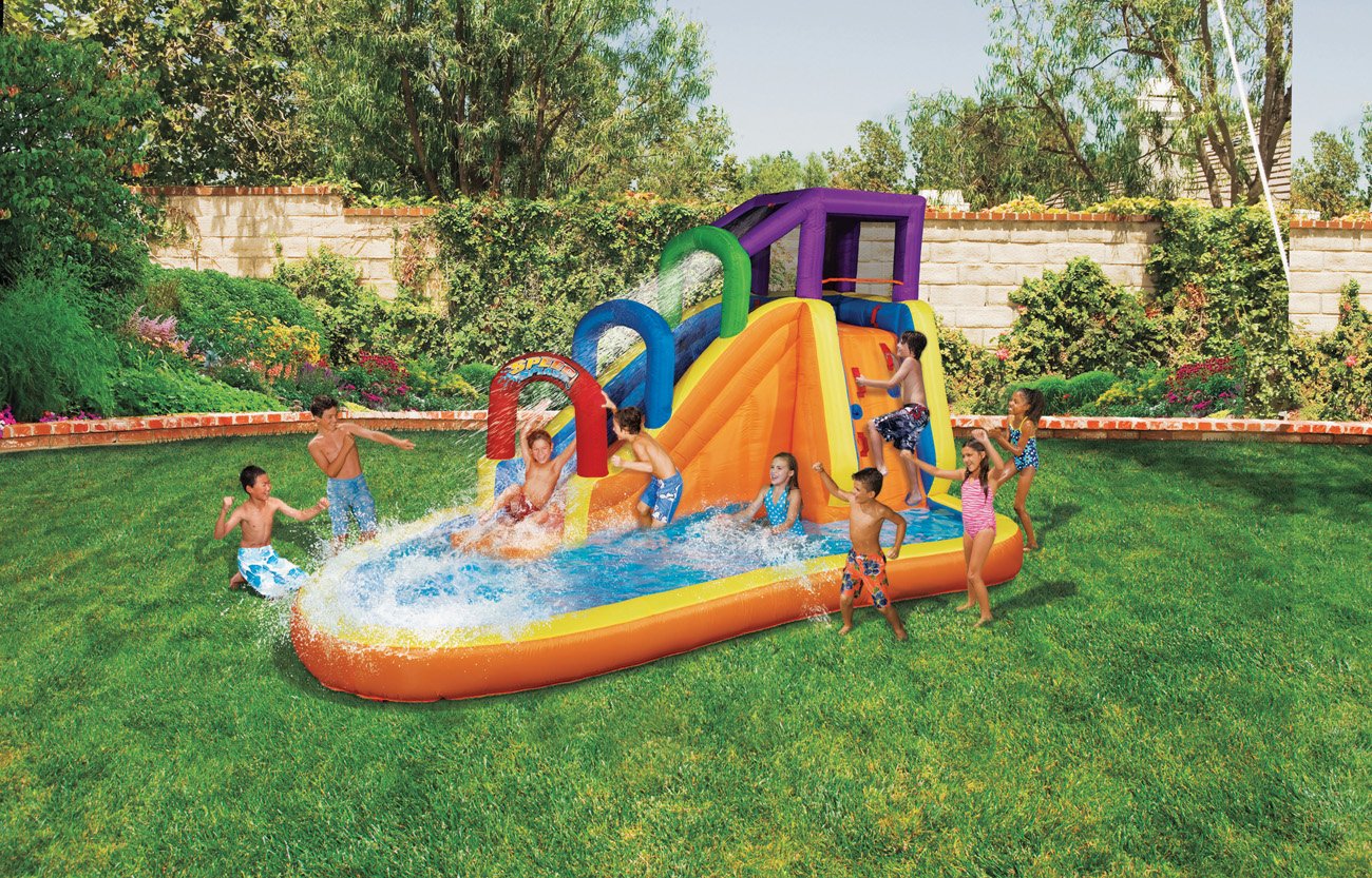 Manley Toys Rainbow Splash Water Park - Shop Yard & sandbox toys at H-E-B