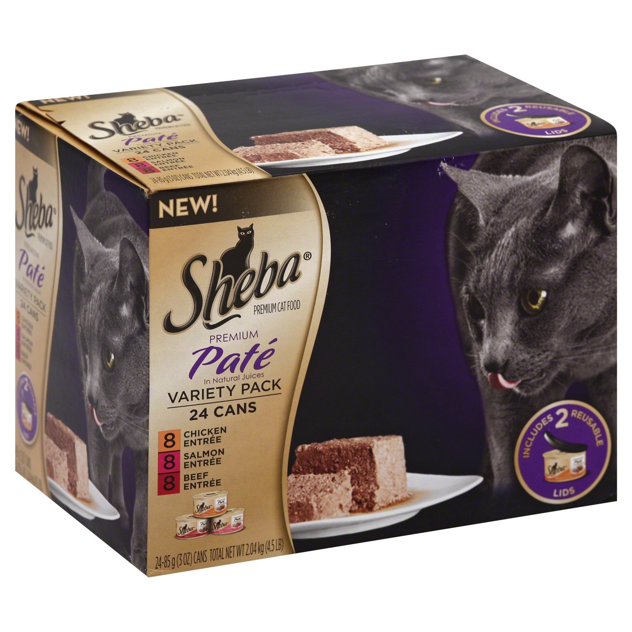 Sheba Premium Pate Cat Food Variety Pack - Shop Food at H-E-B