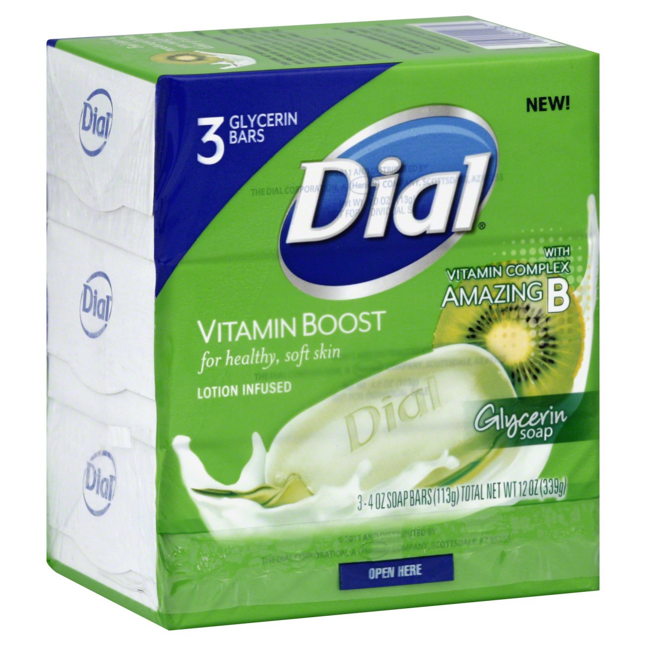 Dial Vitamin Boost Lotion Infused Glycerin Soap Bars - Shop Hand & bar ...