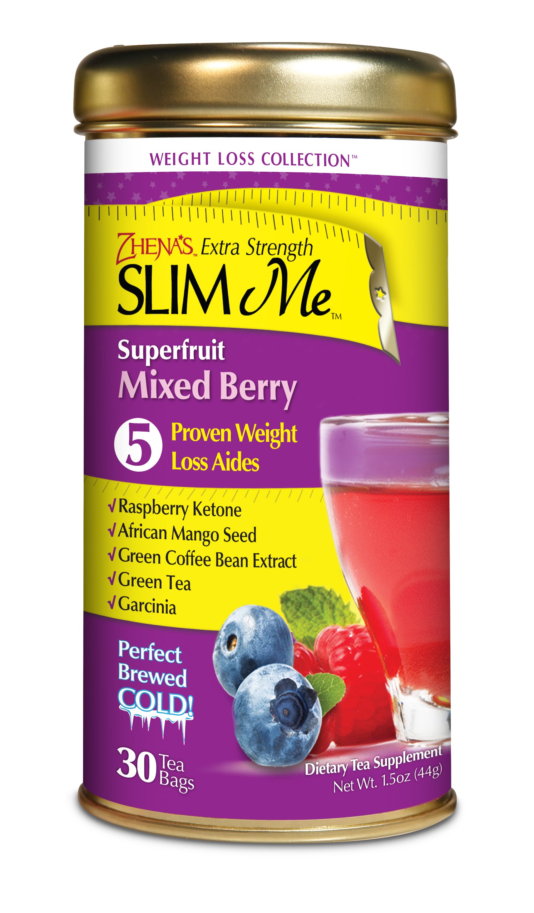 Zhena's Extra Strength Slim Me Superfruit Mixed Berry Tea Bags - Shop ...