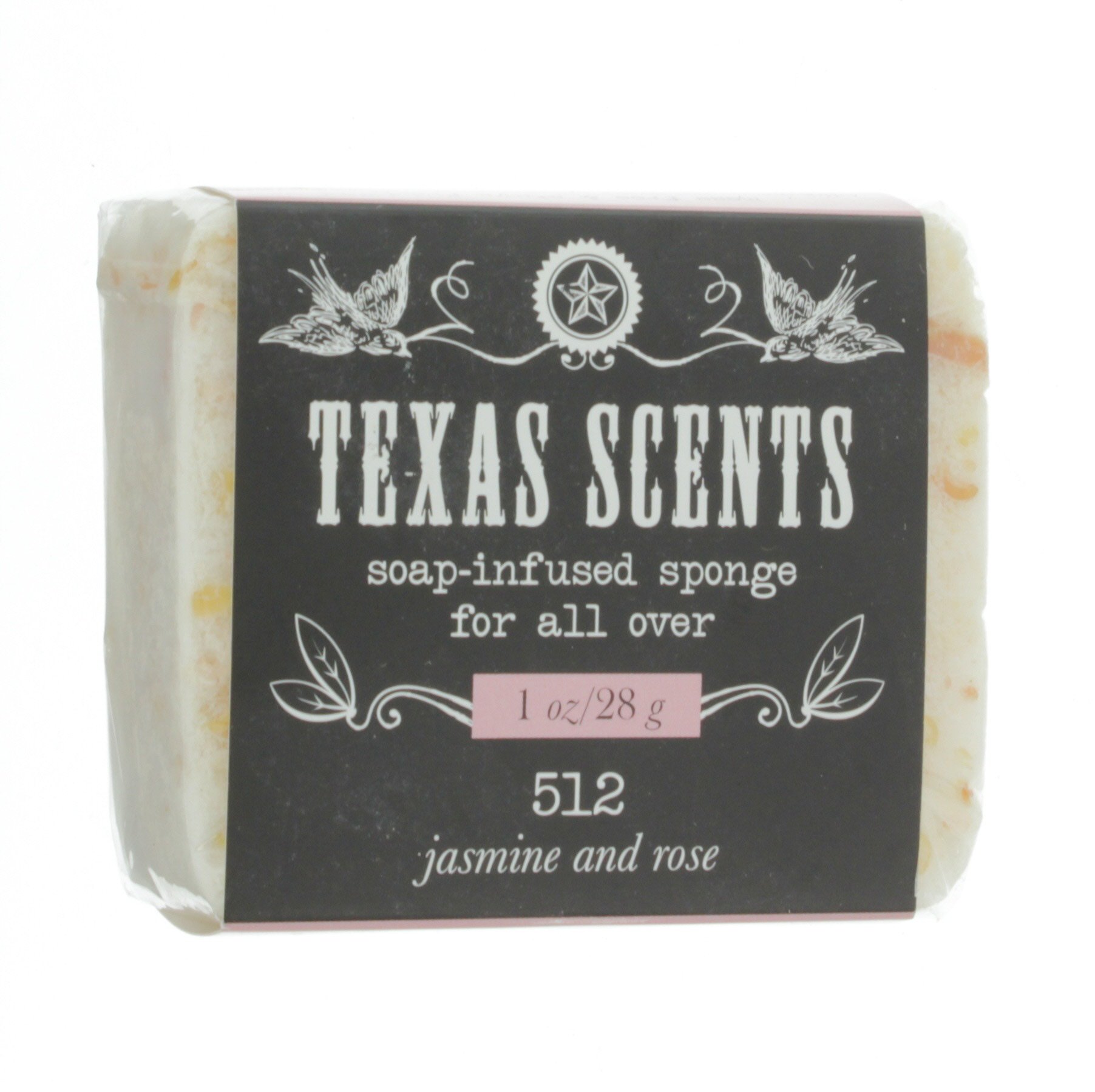 Level Naturals Texas Scents Soap-Infused Sponge, Rodeo (Jasmine & Rose ...