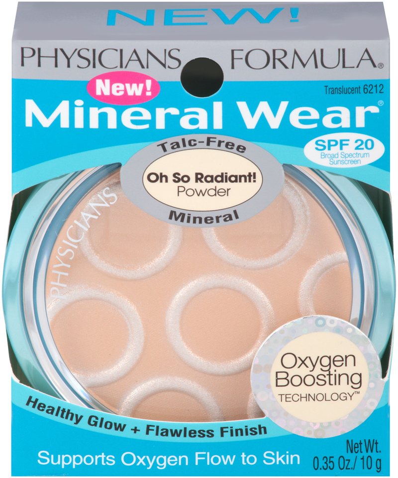 Physicians Formula Mineral Wear Translucent Oh So Radiant! Powder ...