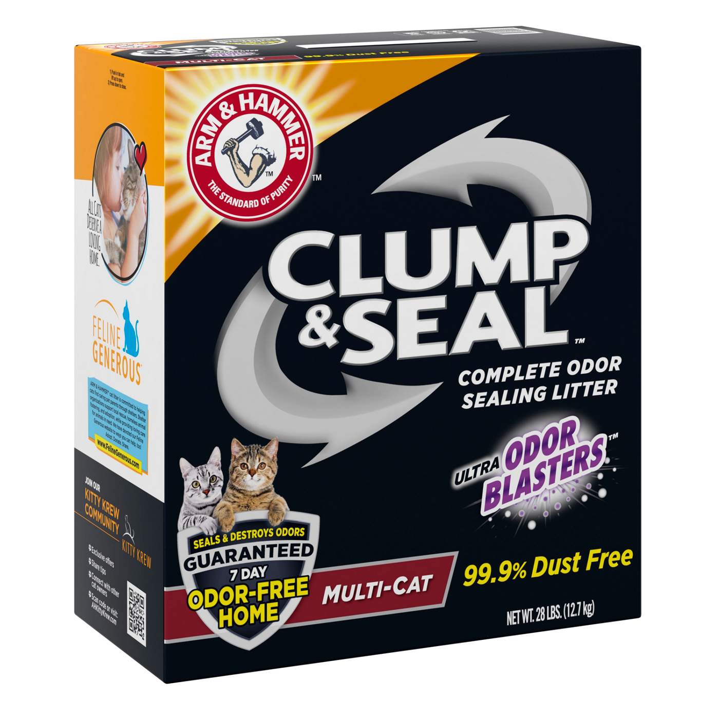 Arm & Hammer Clump & Seal Multi-Cat Litter - Shop Litter & litter boxes ...