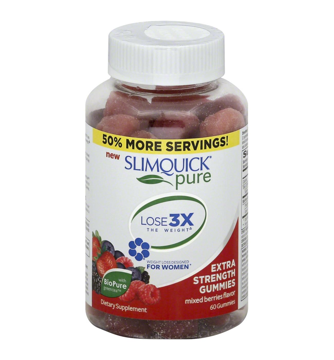 SlimQuick Mixed Berries Gummies - Shop Diet & Fitness at H-E-B