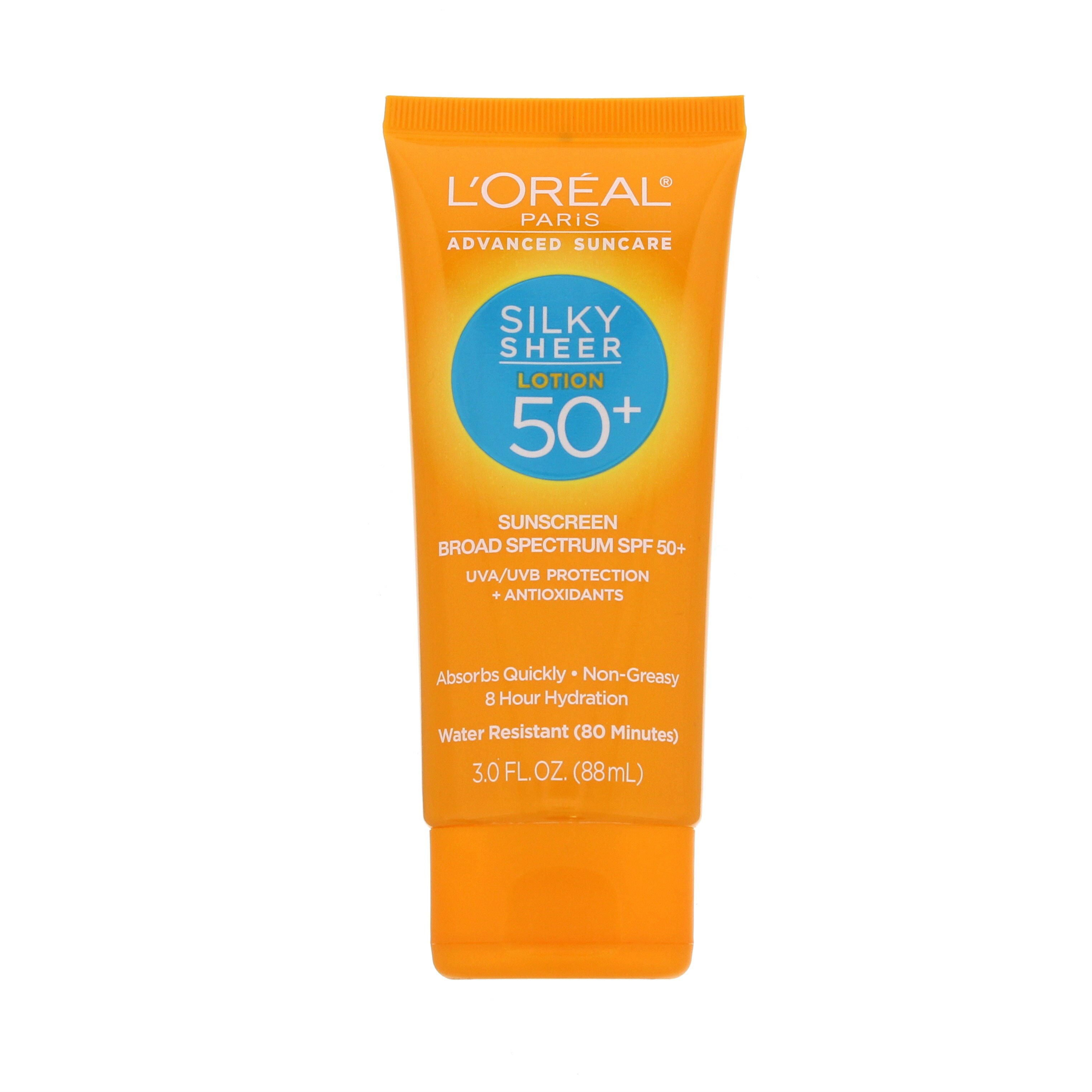 L'Oréal Paris Advanced Suncare Silky Sheer Broad Spectrum Sunscreen ...
