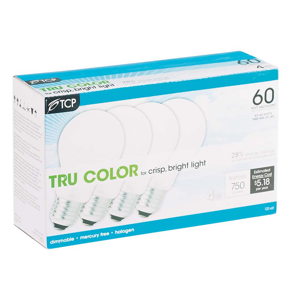 TCP Halogen 60-Watt Soft White Light Bulbs - Shop Light bulbs at H-E-B