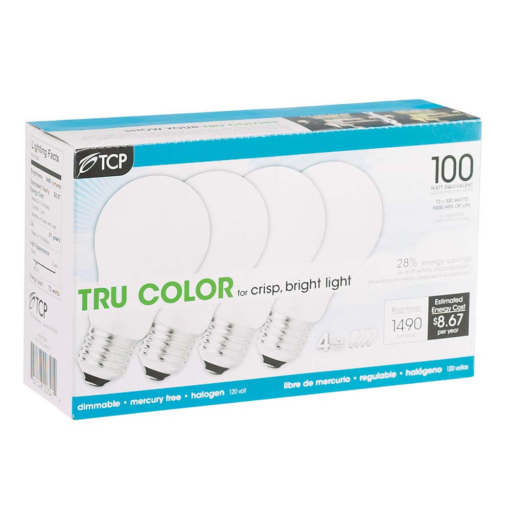 TCP Halogen 100-Watt Soft White Light Bulbs - Shop Light bulbs at H-E-B