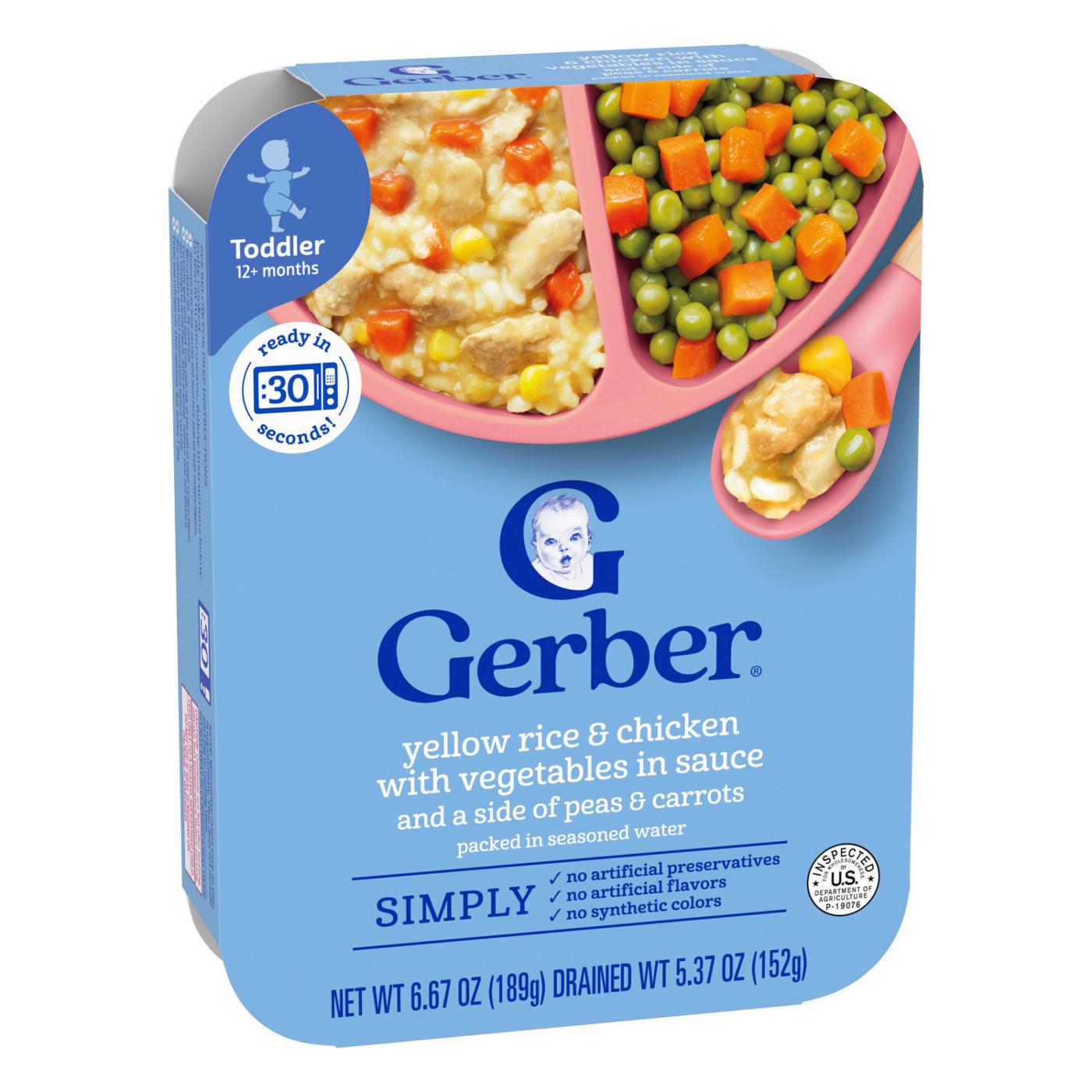 Gerber Mealtime for Toddler - Yellow Rice & Chicken with Vegetables in ...