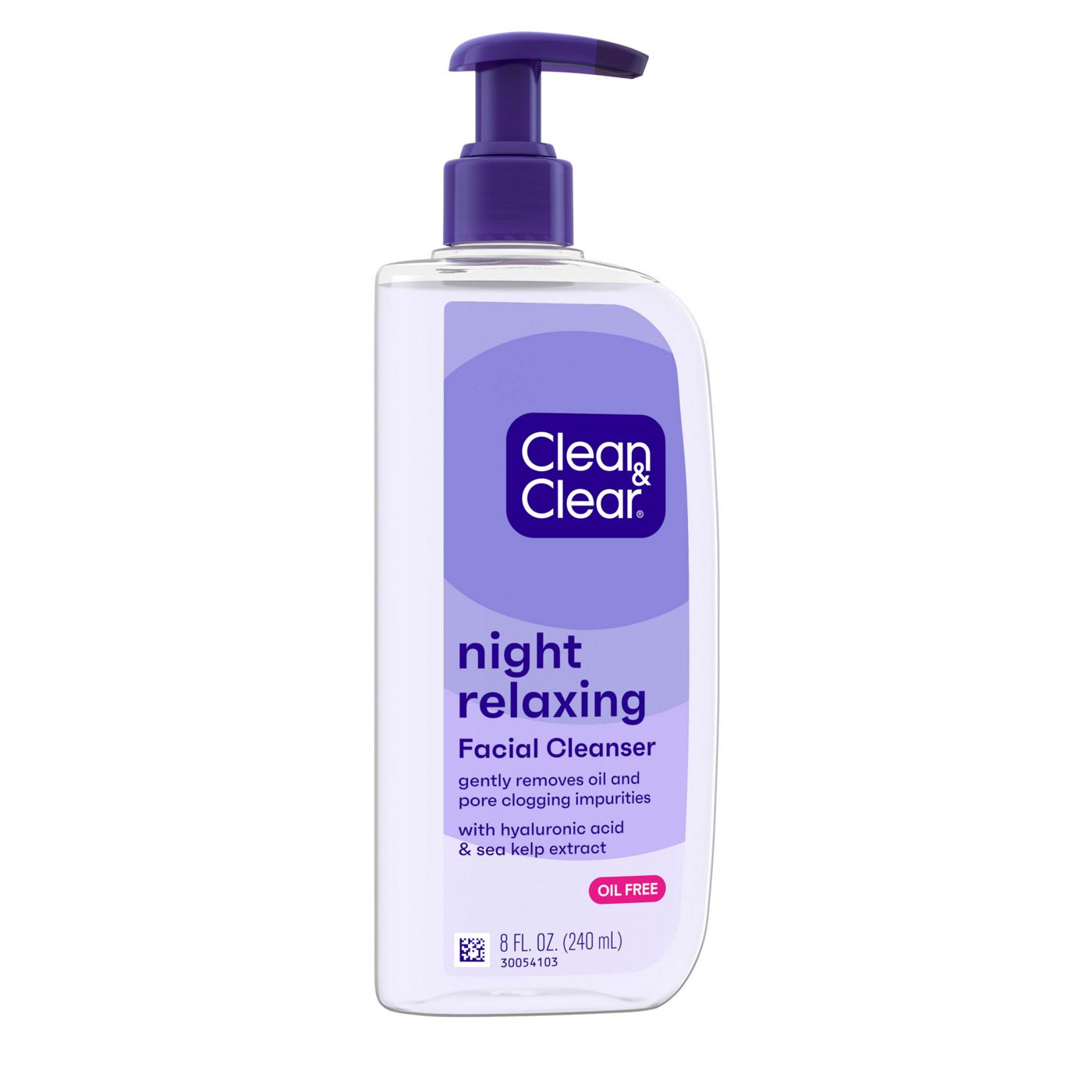 Clean & Clear Night Relaxing Oil-Free Deep Cleaning Face Wash - Shop ...